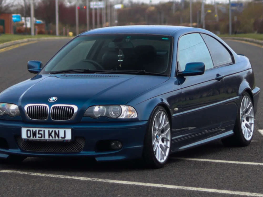 2001 BMW 330Ci with 18x8.5 35 Avant Garde M359 and 225/40R18 Pirelli ...