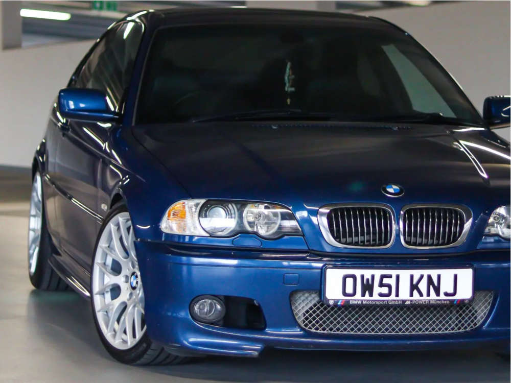 2001 BMW 330Ci with 18x8.5 35 Avant Garde M359 and 225/40R18 Pirelli ...