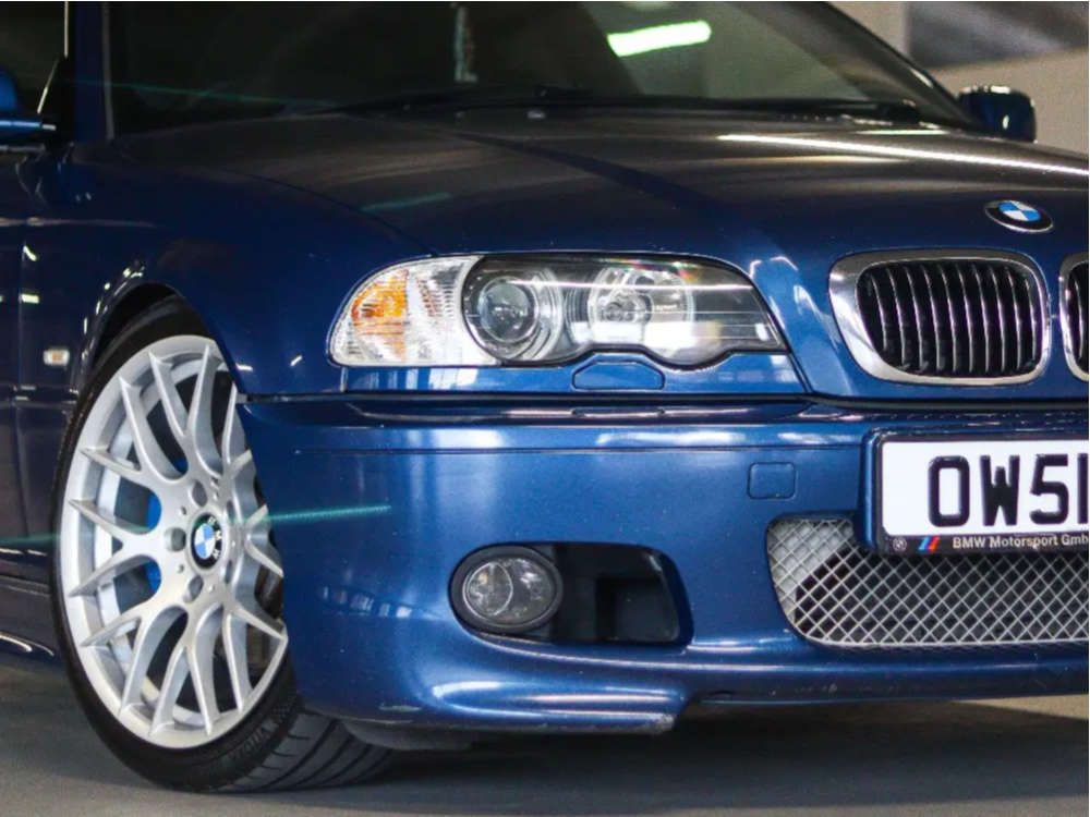 2001 BMW 330Ci with 18x8.5 35 Avant Garde M359 and 225/40R18 Pirelli ...