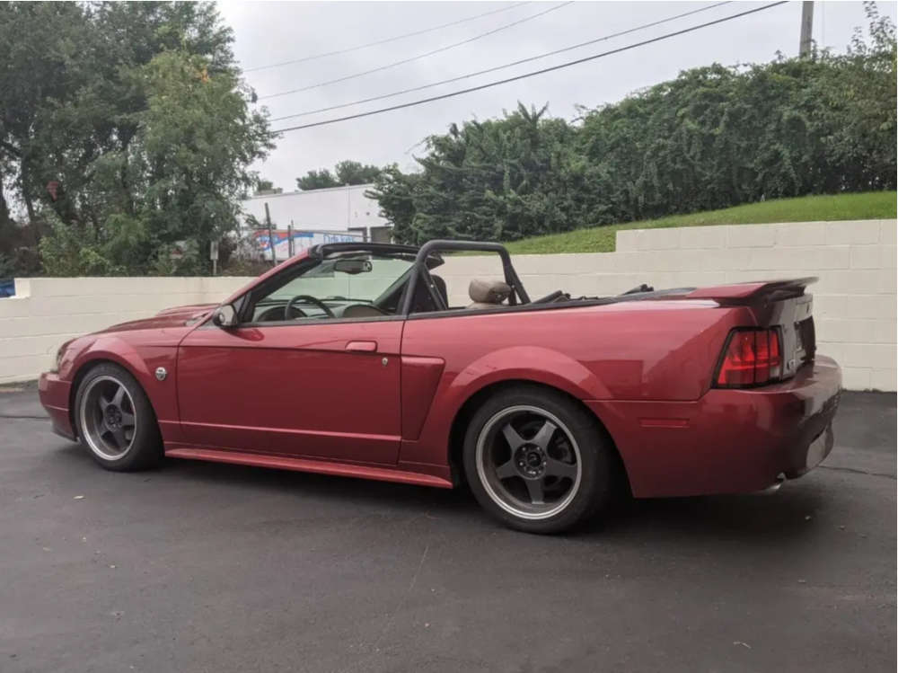 2004 Ford Mustang with 17x9 30 Vors Sp1 and 255/40R17 Bridgestone ...