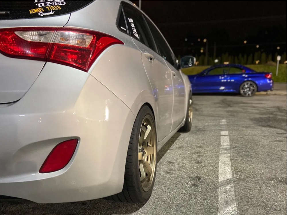 2016 Hyundai Elantra GT with 17x8 35 AVID1 AV6 and 215/45R17 Nitto ...