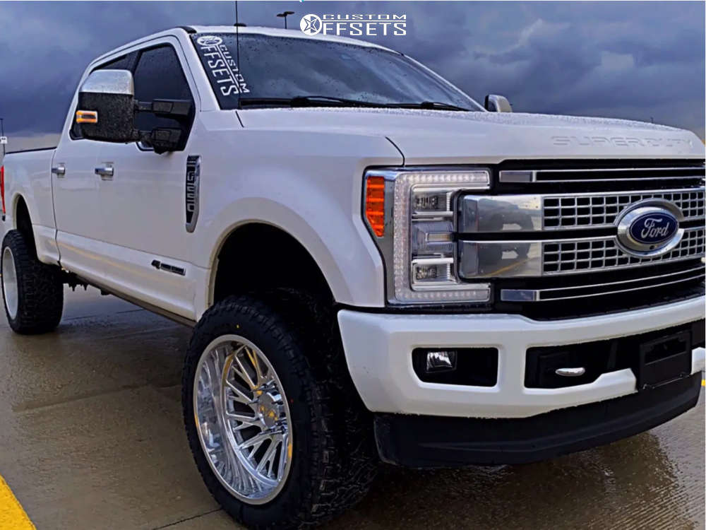 2017 Ford F-250 Super Duty with 22x12 -51 Cali Offroad Purge and 35/12 ...