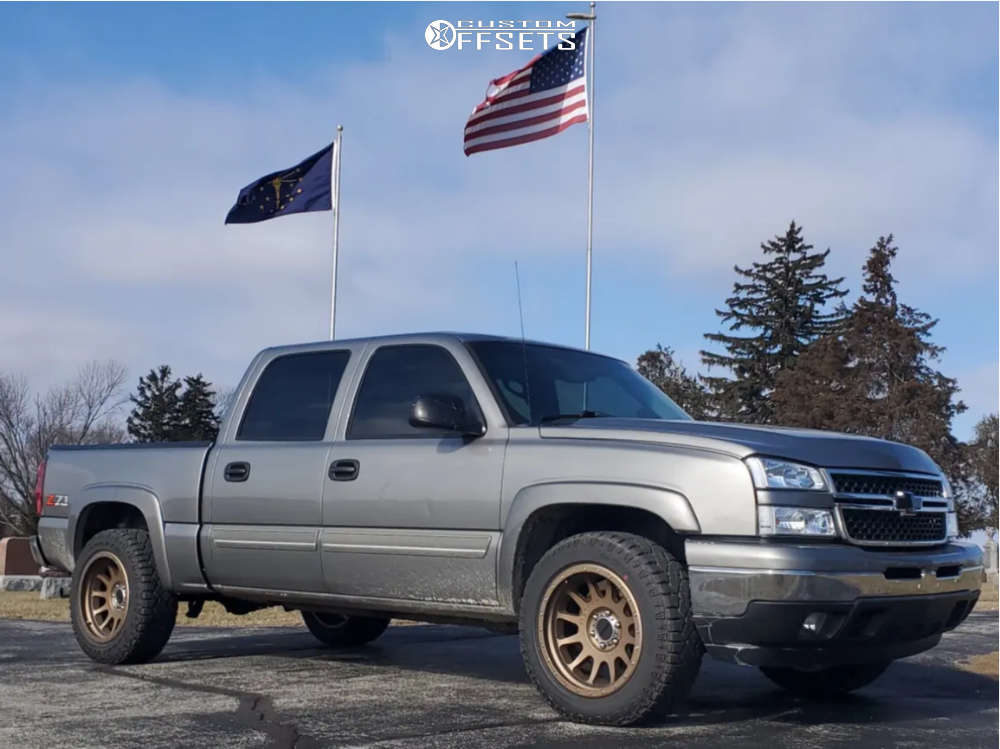 2006 Chevrolet Silverado 1500 with 20x10 -24 Method Nv and 275/60R20 ...