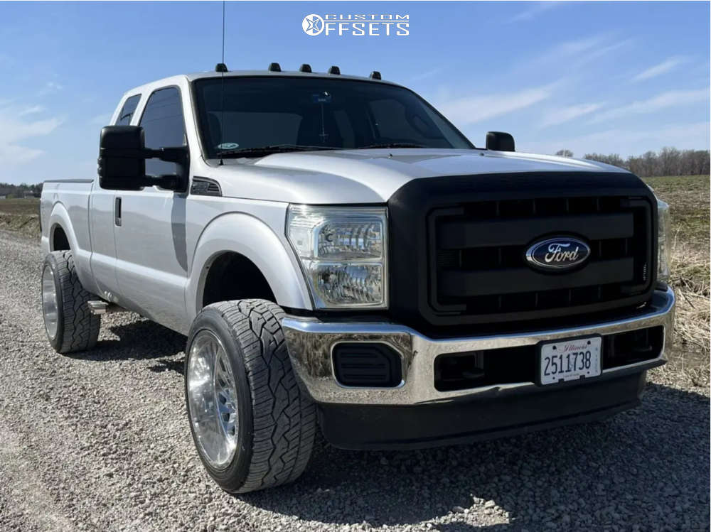 2011 Ford F-250 Super Duty with 22x12 -51 Cali Offroad Switchback and ...
