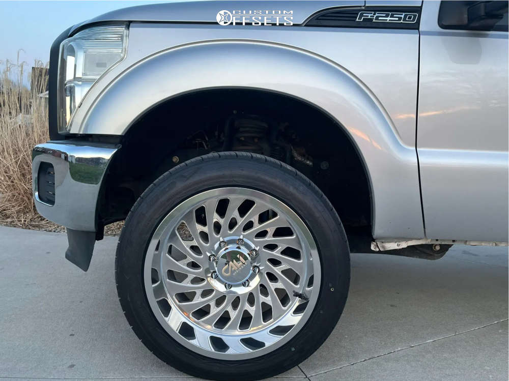 2011 Ford F-250 Super Duty with 22x12 -51 Cali Offroad Switchback and ...