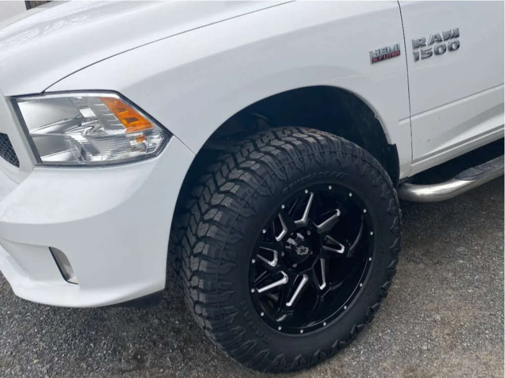 2017 Ram 1500 with 20x12 -51 Vision Spyder and 35/12.5R20 Radar ...