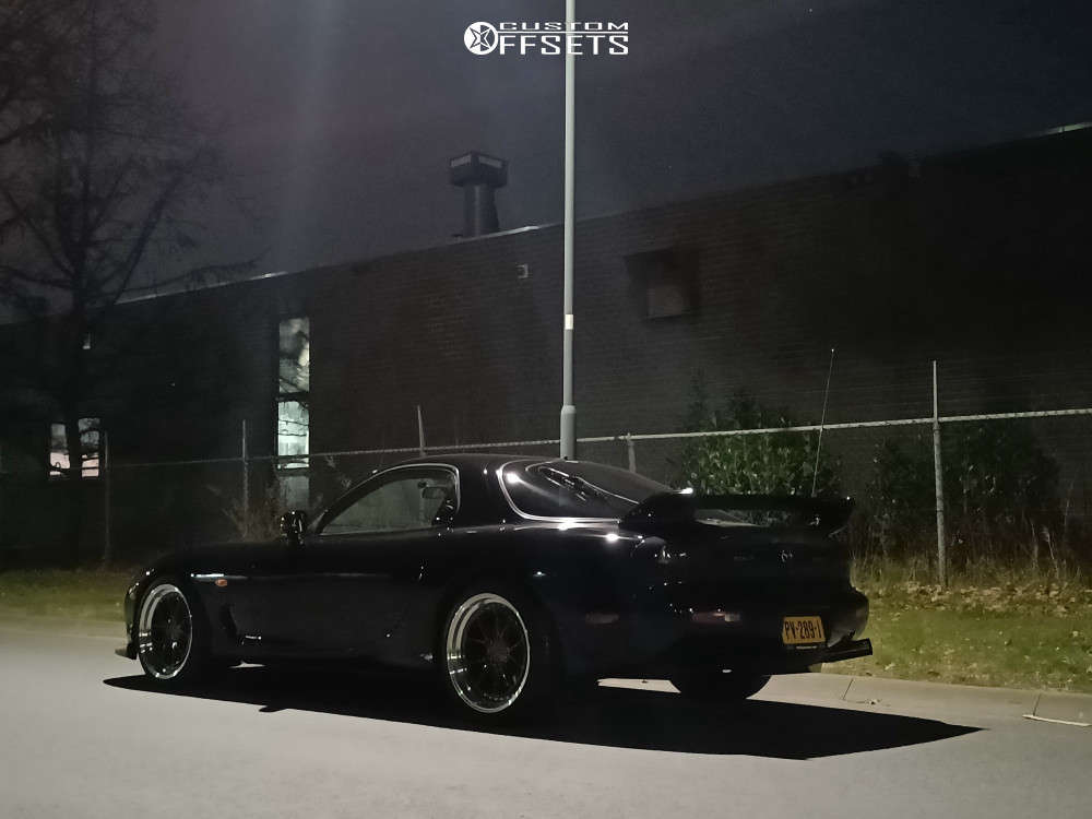 1995 Mazda RX-7 with 18x8.5 35 Aodhan Ds08 and 225/45R18 Michelin Pilot ...