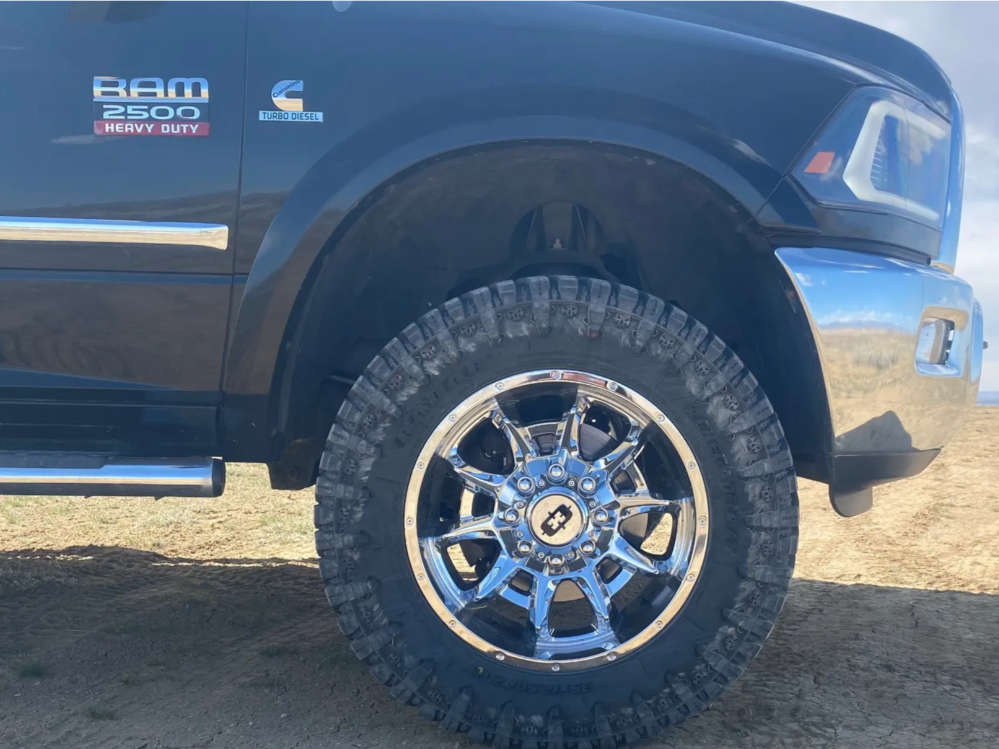 2012 Ram 2500 with 20x9 12 Vision Bomb and 35/12.5R20 Radar Renegade Rt ...