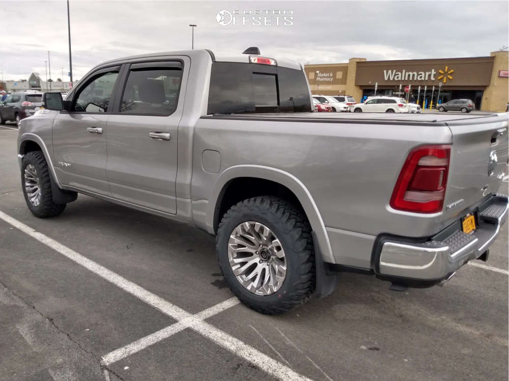 2022 Ram 1500 with 20x10 -18 Fuel Quake and 295/60R20 Hankook Dynapro ...
