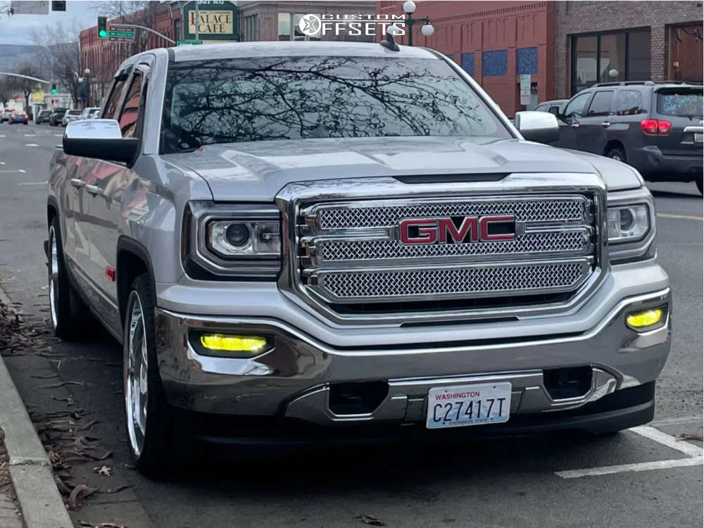2018 GMC Sierra 1500 with 26x10 26 Strada Retro 6 and 295/30R26 Venom ...