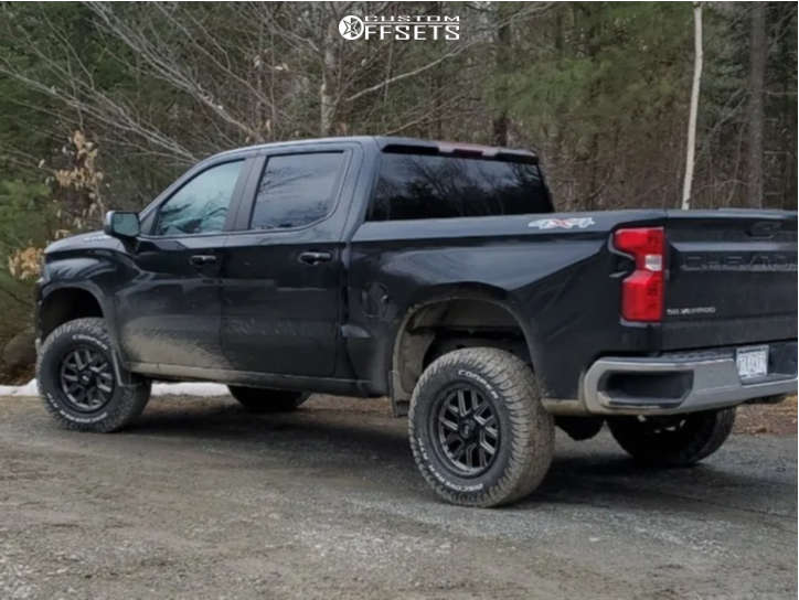 2019 Chevrolet Silverado 1500 with 18x9 12 G-FX Tm6 and 265/70R18 ...