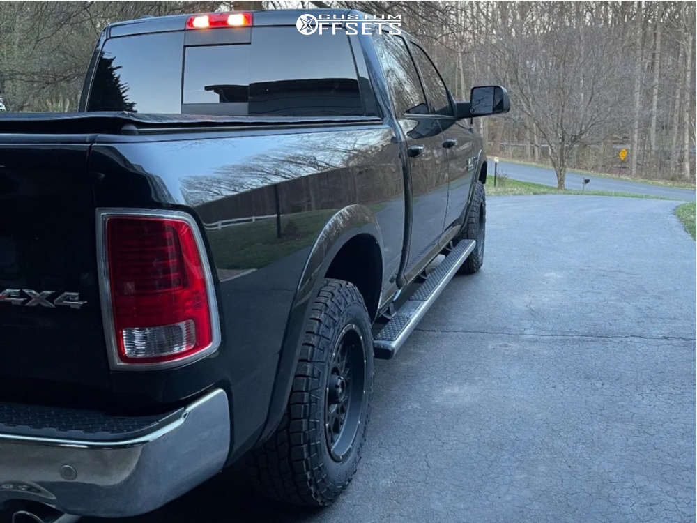 2016 Ram 1500 with 18x9 12 Vision Rocker and 265/70R18 Cooper ...