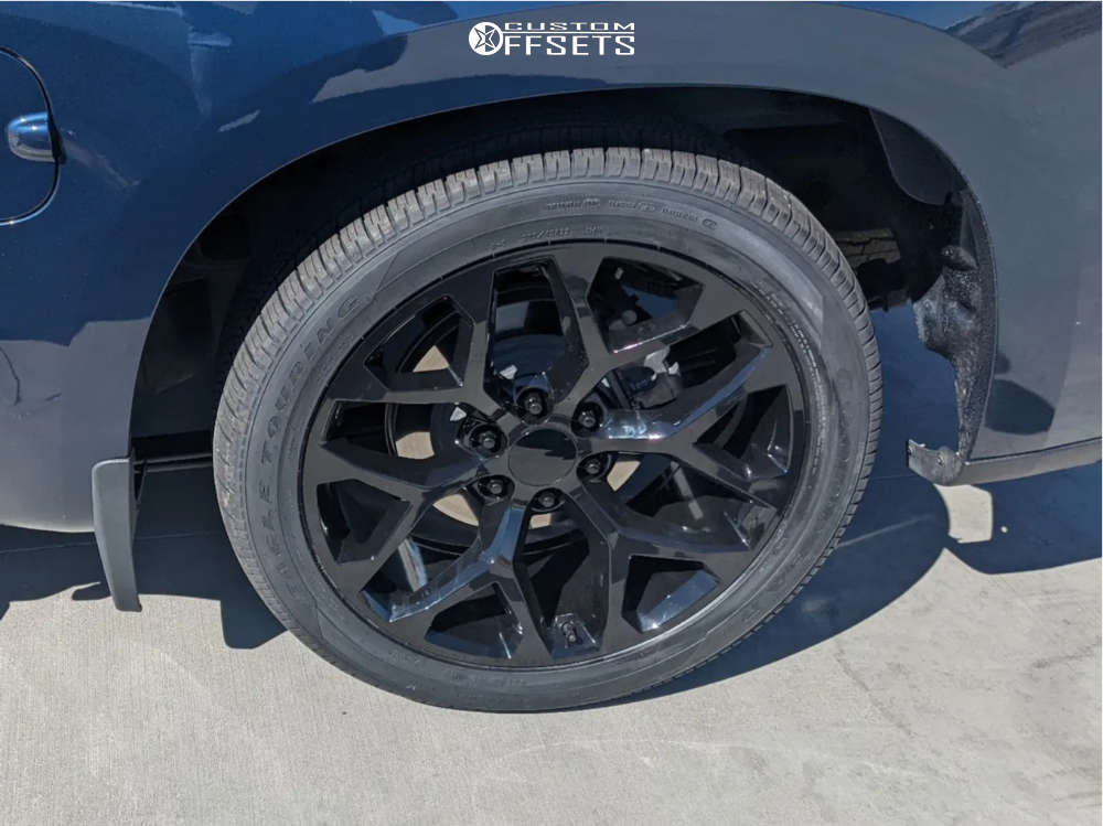 2020 Chevrolet Silverado 1500 with 22x9 24 Eclipse Replica 348 and 285 ...