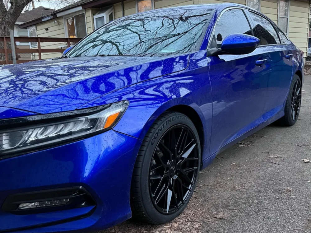 2019 Honda Accord with 19x8.5 35 Niche Gamma and 235/40R19 Continental ...