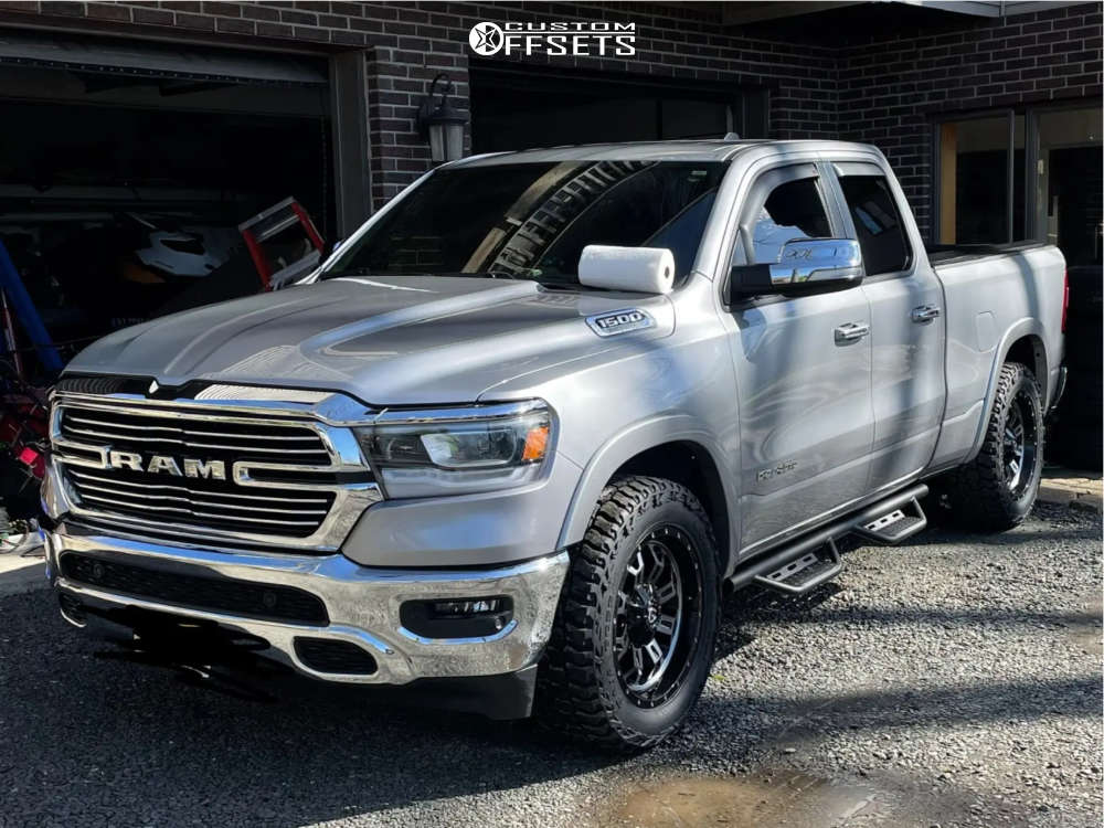 2020 Ram 1500 with 20x9 1 Fuel Crush and 275/60R20 Mickey Thompson Baja ...