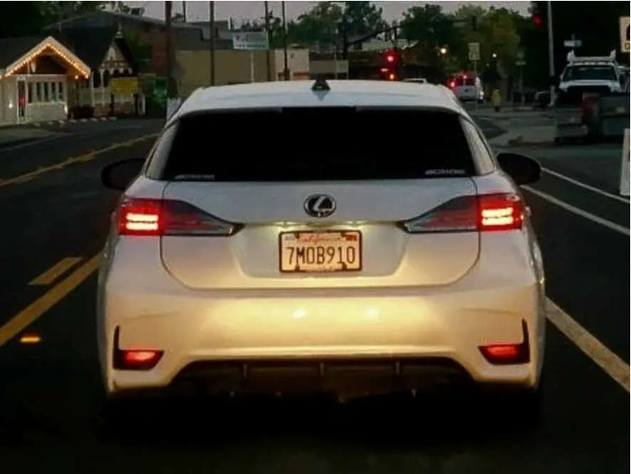 2015 Lexus CT200h with 19x8.5 4 Work Emitz and 235/25R19 Achilles A/t ...