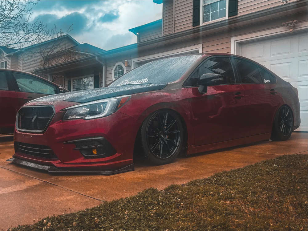 2018 Subaru Legacy with 18x8 40 Niche Rainier and 225/40R18 Ohtsu ...