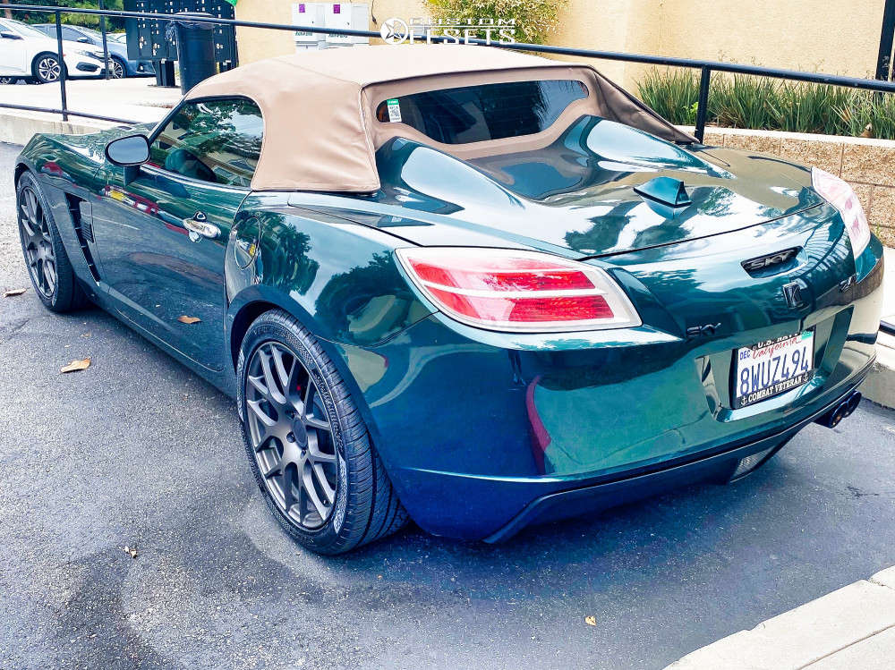 2007 Saturn Sky with 18x8.5 45 TSW Nurburgring and 255/40R18 Vercelli ...