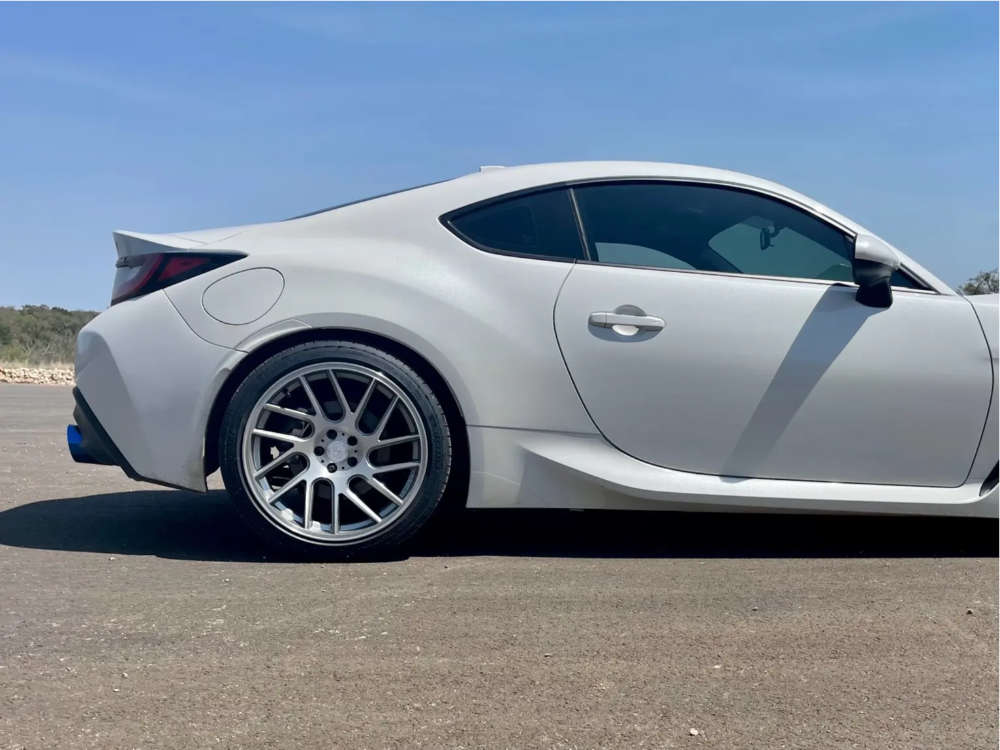 2022 Subaru BRZ with 18x9.5 35 Anovia Elder and 255/35R18 Michelin ...