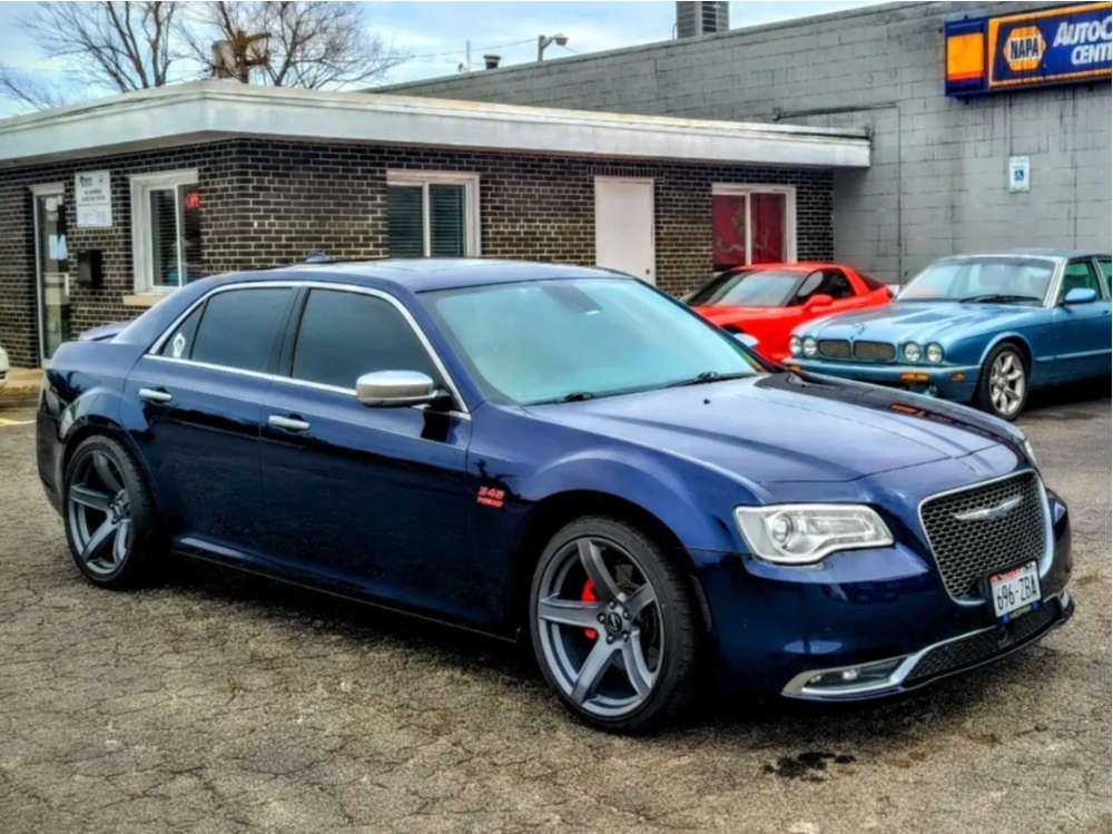 2015 Chrysler 300 with 20x9.5 18 Wheel Replicas V1185 and 255/35R20 ...