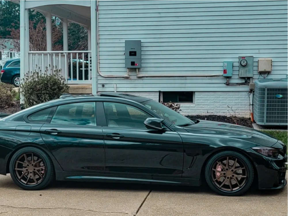 2016 BMW 435i Gran Coupe with 19x8.5 35 Ferrada FR2 and 225/35R19 ...