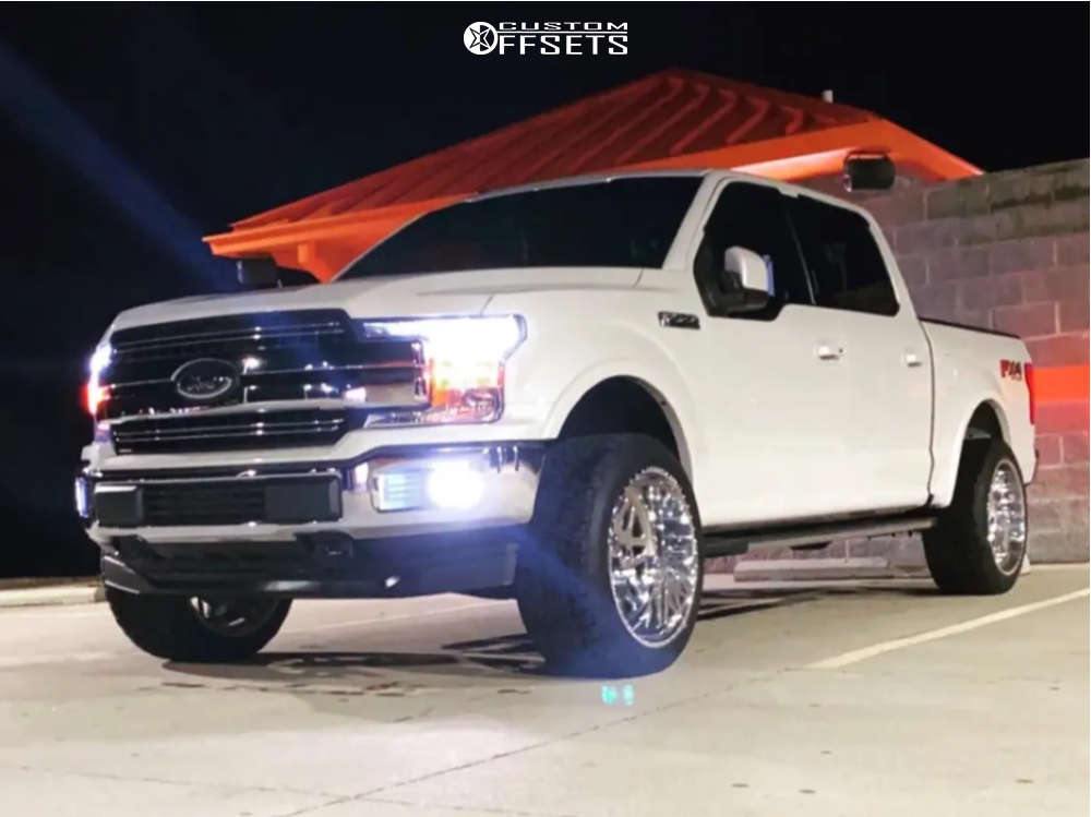 2018 Ford F-150 with 22x12 -44 American Force Trax Ss and 305/45R22 ...