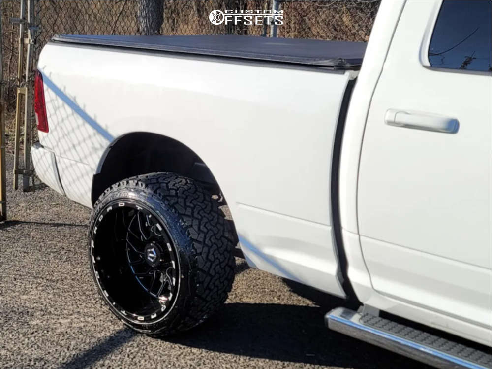 2013 Ram 1500 with 22x14 -76 TIS 544BM and 33/12.5R22 Venom Power Terra ...