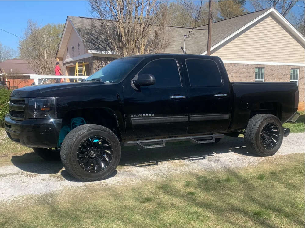 2010 Chevrolet Silverado 1500 with 20x12 -46 XF Offroad Xf-224 and 35/ ...