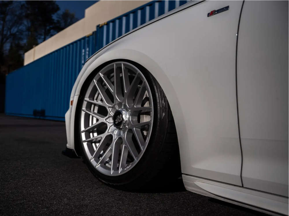 2018 Audi A4 Quattro with 19x10 35 Rotiform Rse and 245/40R19 Delinte ...