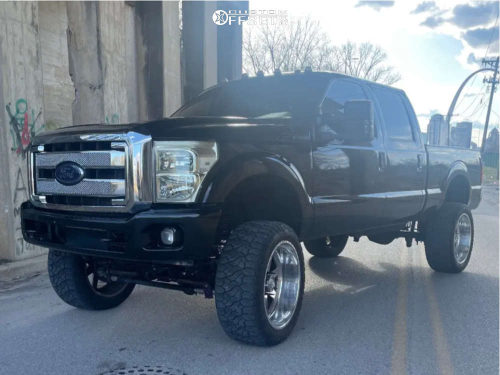 2013 Ford F-250 Super Duty with 24x12 -40 American Force Independence ...