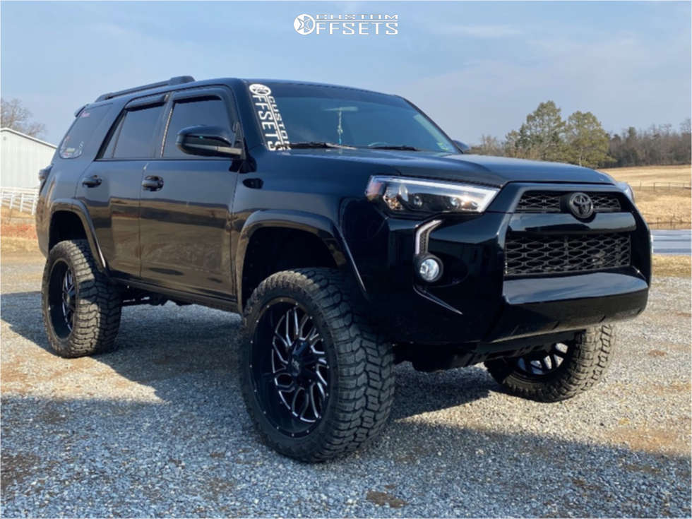 2015 Toyota 4Runner with 22x10 -25 Hardrock Destroyer and 33/12.5R22 ...
