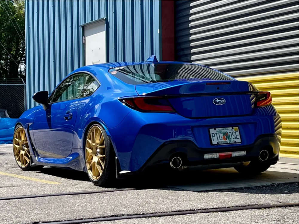 2022 Subaru BRZ with 18x8 45 Enkei Raijin and 215/40R18 Michelin Pilot ...
