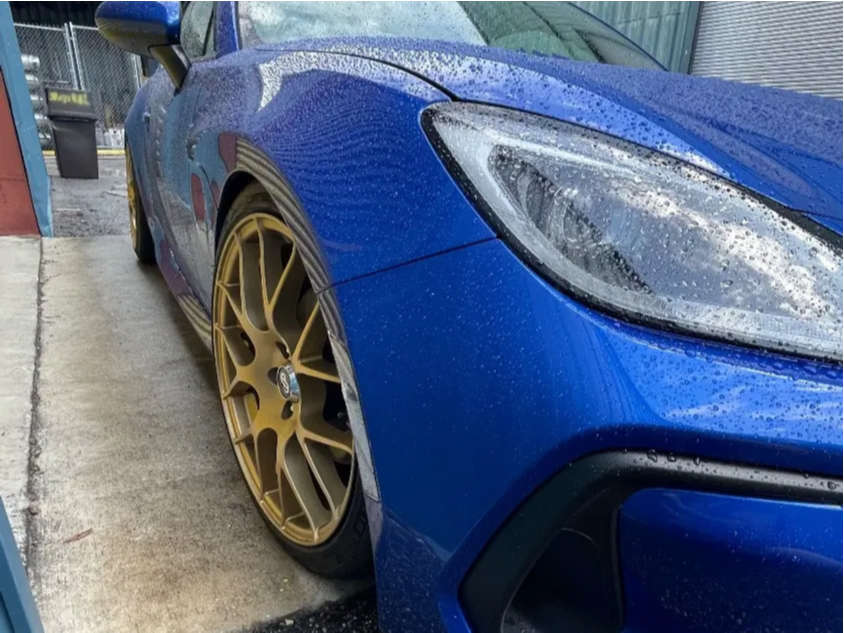 2022 Subaru BRZ with 18x8 45 Enkei Raijin and 215/40R18 Michelin Pilot ...