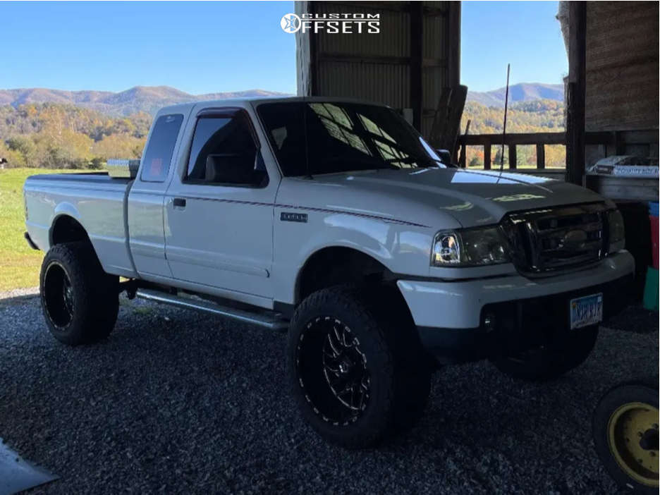 2008 Ford Ranger with 20x12 -44 TIS 544BM and 33/12.5R20 Nitto Ridge ...