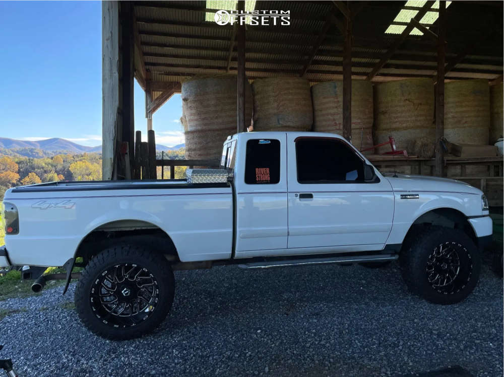 2008 Ford Ranger with 20x12 -44 TIS 544BM and 33/12.5R20 Nitto Ridge ...