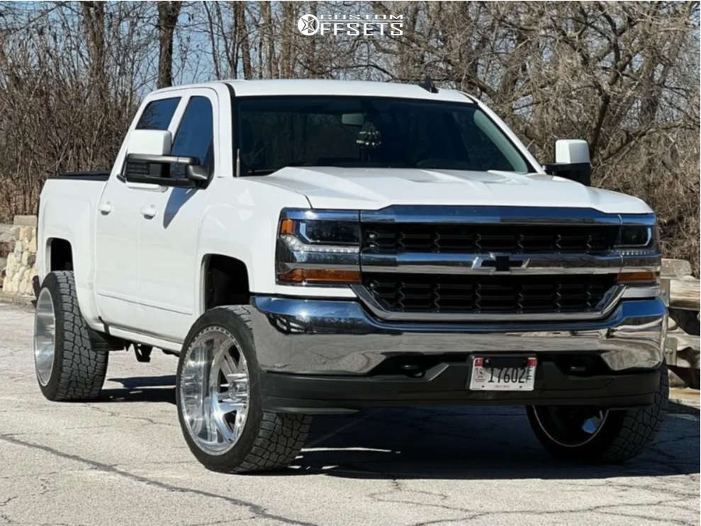 2016 Chevrolet Silverado 1500 with 22x12 -40 American Force Shift Ss ...
