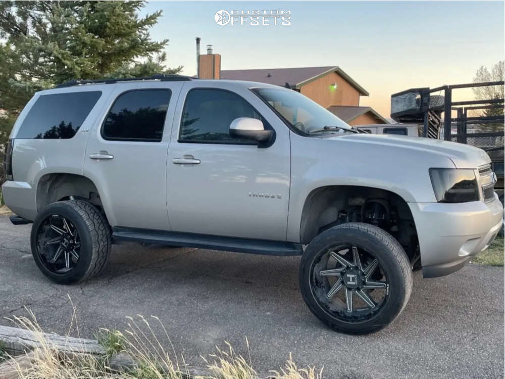 2009 Chevrolet Tahoe with 22x12 -44 Hostile Dagr and 305/50R22 Nitto ...