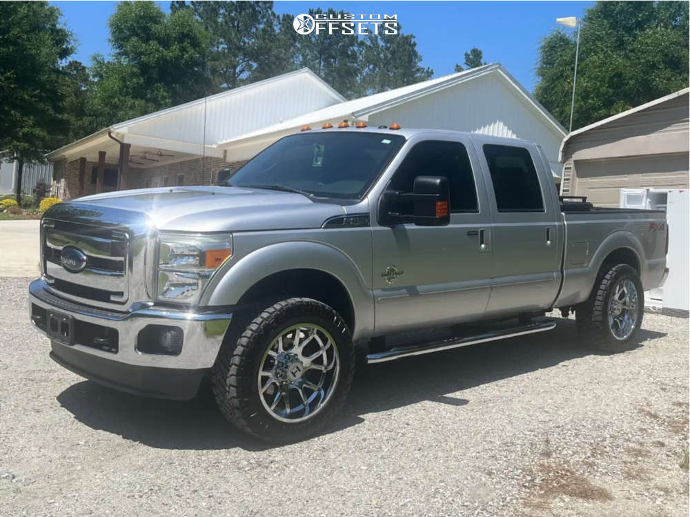 2016 Ford F-250 Super Duty with 22x10 -25 Hostile Rage and 295/55R22 ...
