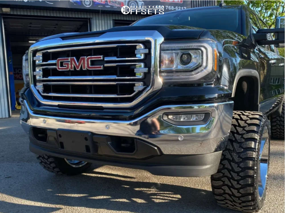 2018 GMC Sierra 1500 with 22x12 -44 TIS 544C and 33/12.5R22 Nexen ...