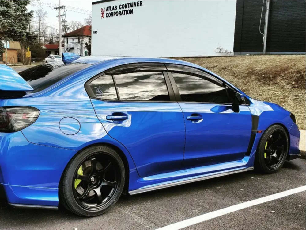 2021 Subaru WRX STI with 18x9.5 38 Gram Lights 57dr and 245/40R18 ...