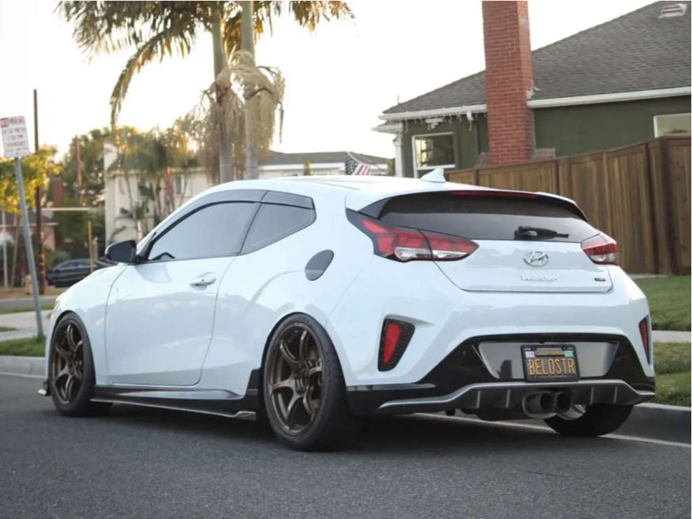 2020 Hyundai Veloster with 18x8 37 Advan Racing RGIII and 235/40R18 ...