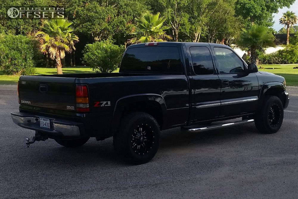 2004 GMC Sierra 1500 with 17x9 -12 TIS 535MB and 265/70R17 Nitto Terra ...