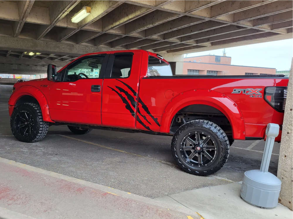 2010 Ford F-150 with 20x10 -19 Ballistic Rage and 35/12.5R20 Thunderer ...