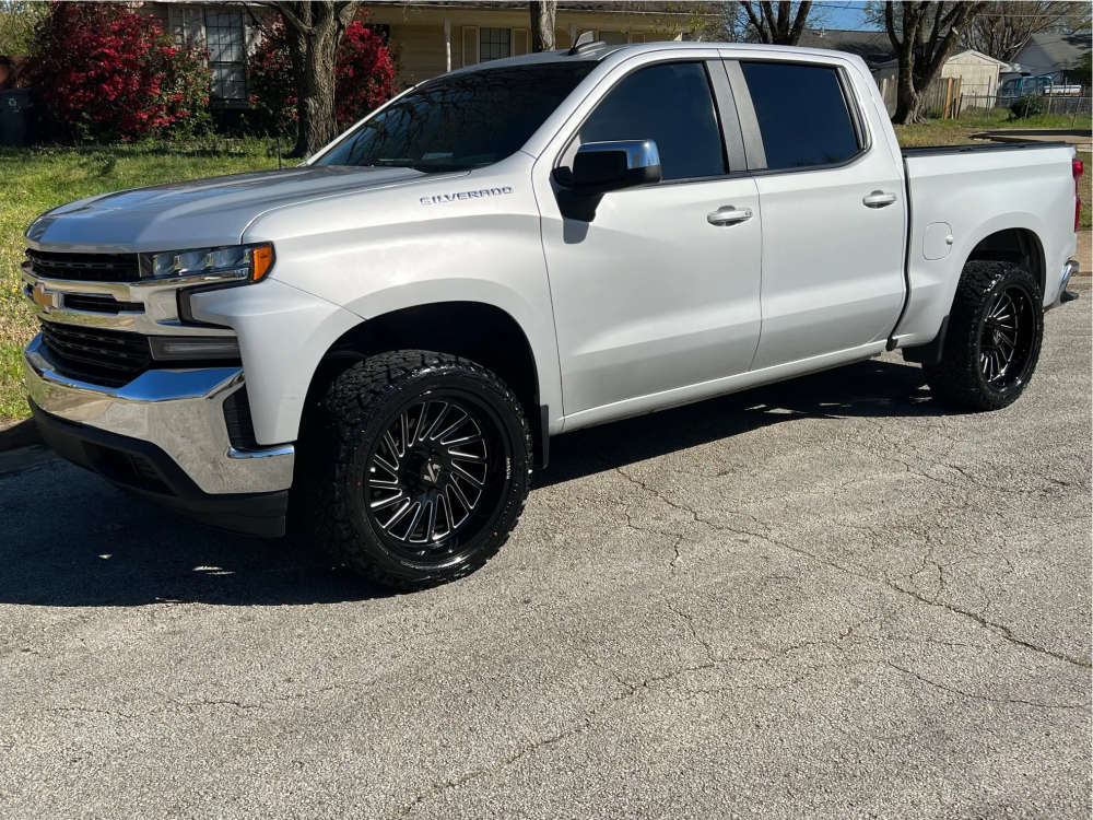 2019 Chevrolet Silverado 1500 with 22x10 -25 ARKON OFF-ROAD Caesar and ...