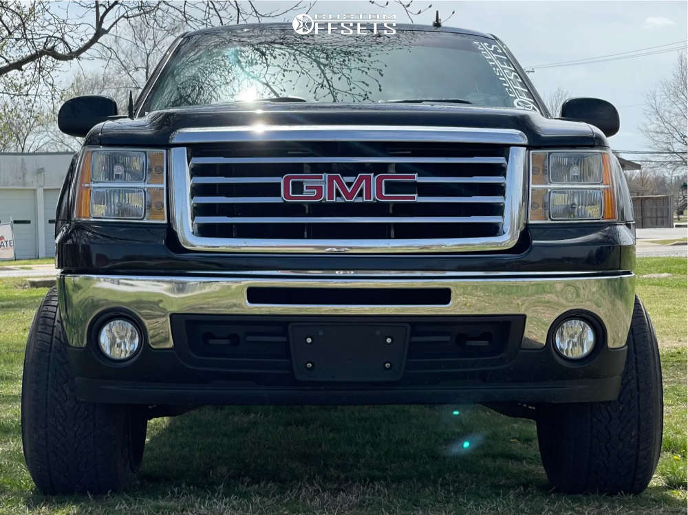 2011 GMC Sierra 1500 with 22x14 -76 Vision Spyder and 305/40R22 ...