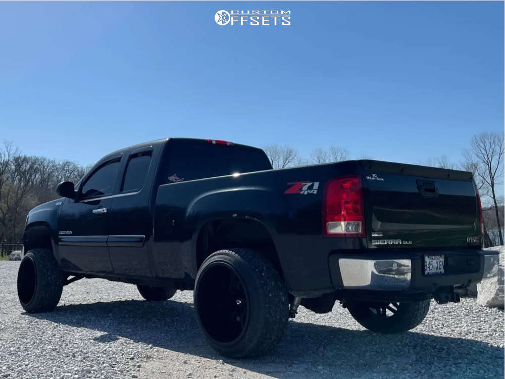 2011 GMC Sierra 1500 with 22x14 -76 Vision Spyder and 305/40R22 ...