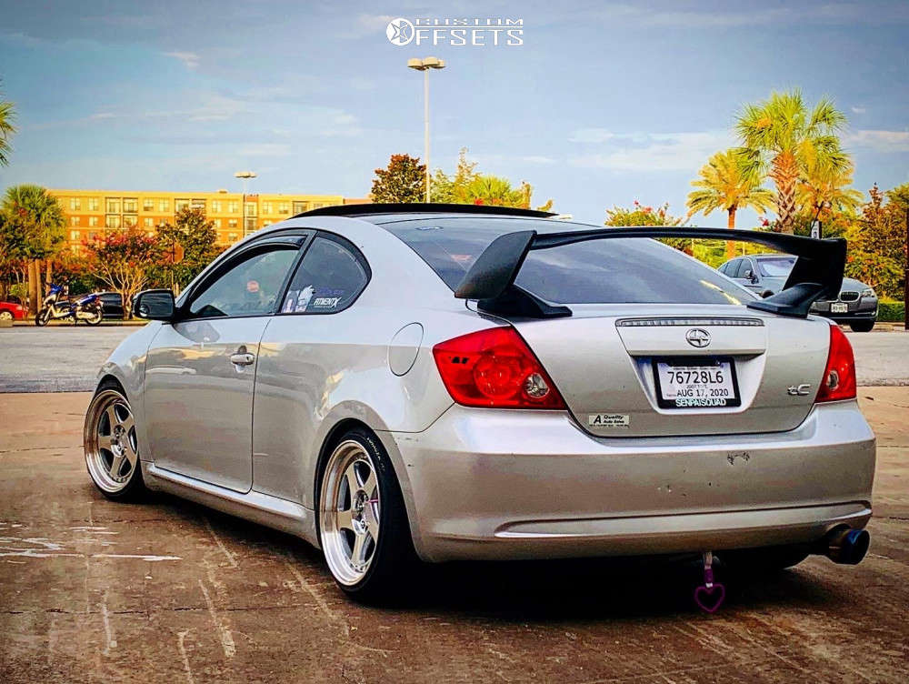 2007 Scion TC with 17x9 25 Aodhan AH01 and 215/45R17 Firestone Firehawk ...