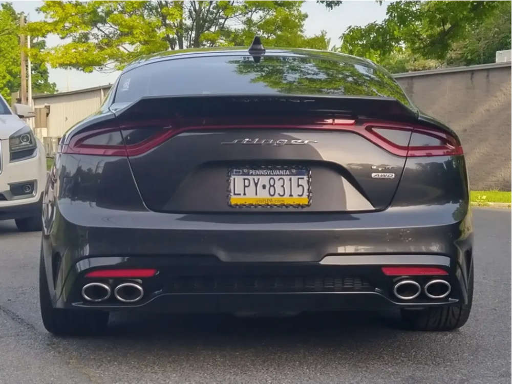2019 Kia Stinger with 19x8.5 35 Aodhan Aff7 and 235/35R19 Ohtsu Fp8000 ...