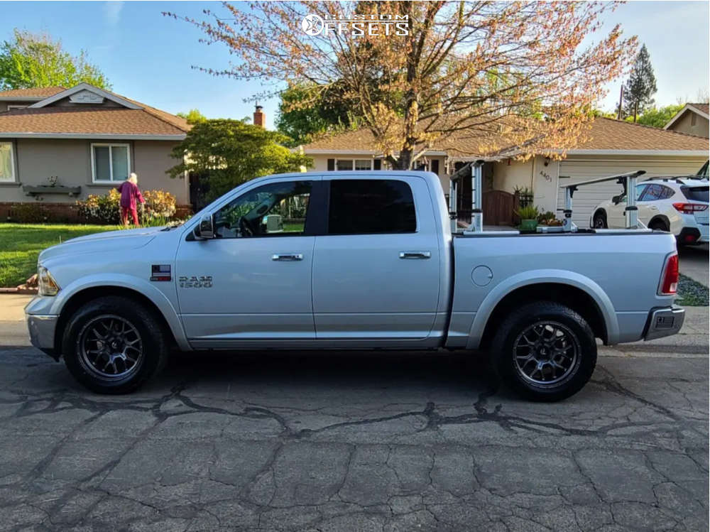 2018 Ram 1500 with 20x10 -18 Fuel Tech and 275/60R20 Falken Wildpeak ...