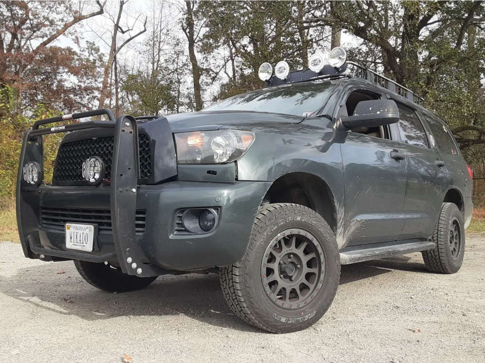 2008 Toyota Sequoia with 18x9 25 Method Mr305 and 275/70R18 Sumitomo ...